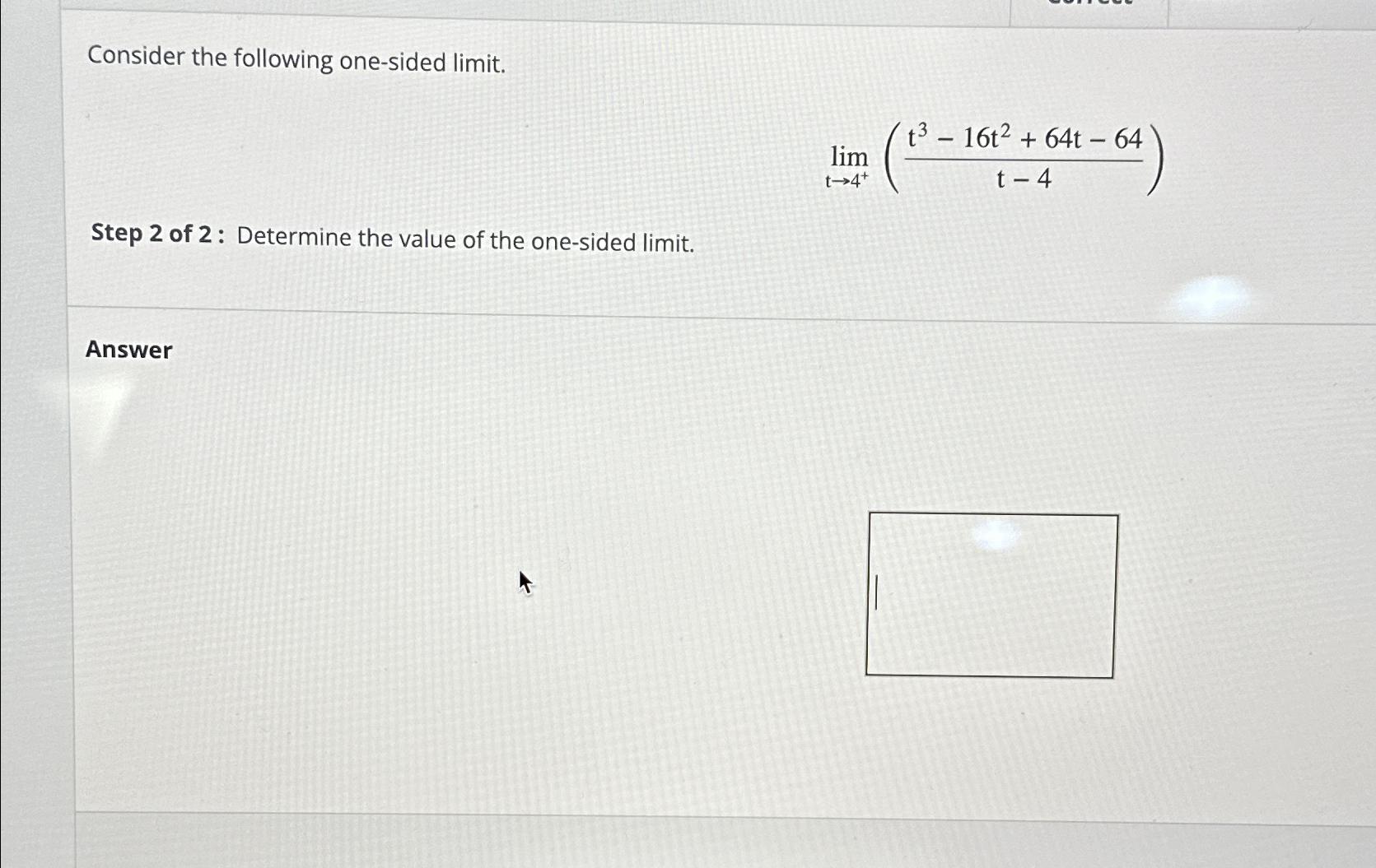 Solved Consider the following one-sided | Chegg.com