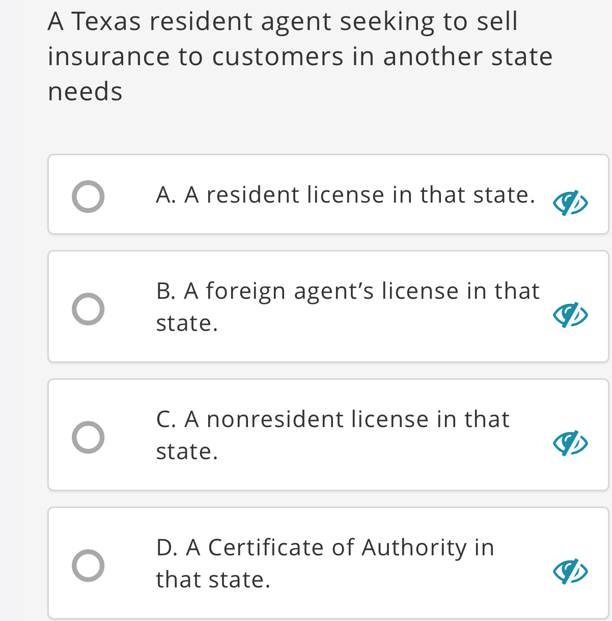 High Quality SOLUTION A Texas resident agent seeking to sell insurance ...