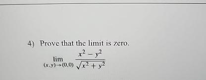 Solved Prove that the limit is | Chegg.com