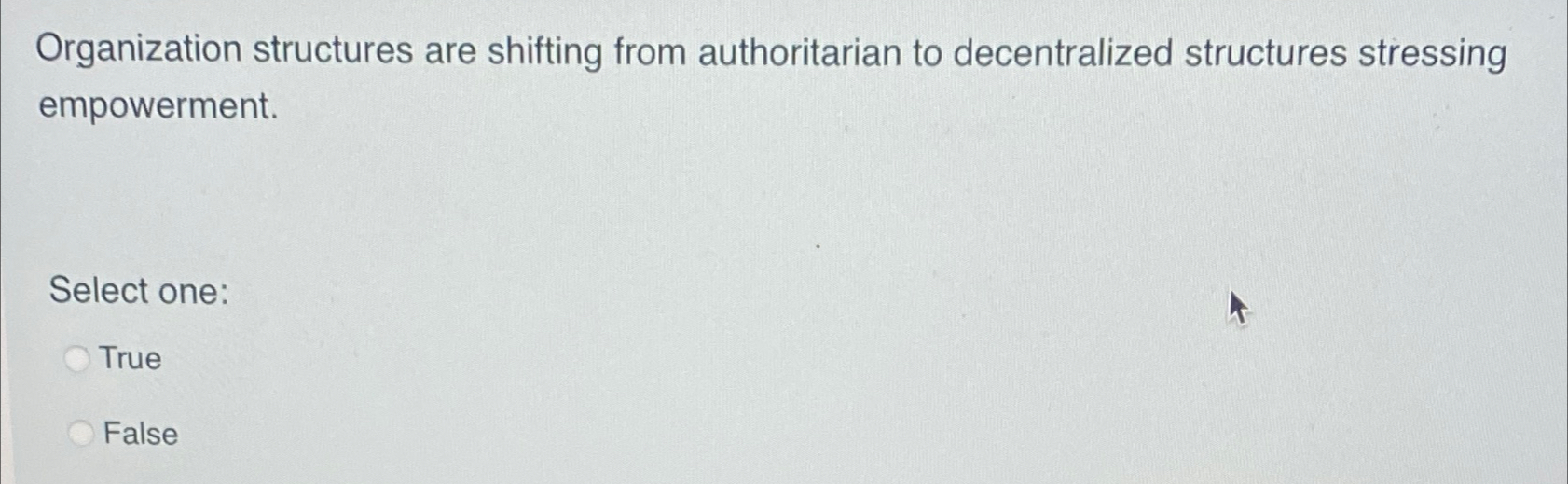 Solved Organization structures are shifting from | Chegg.com