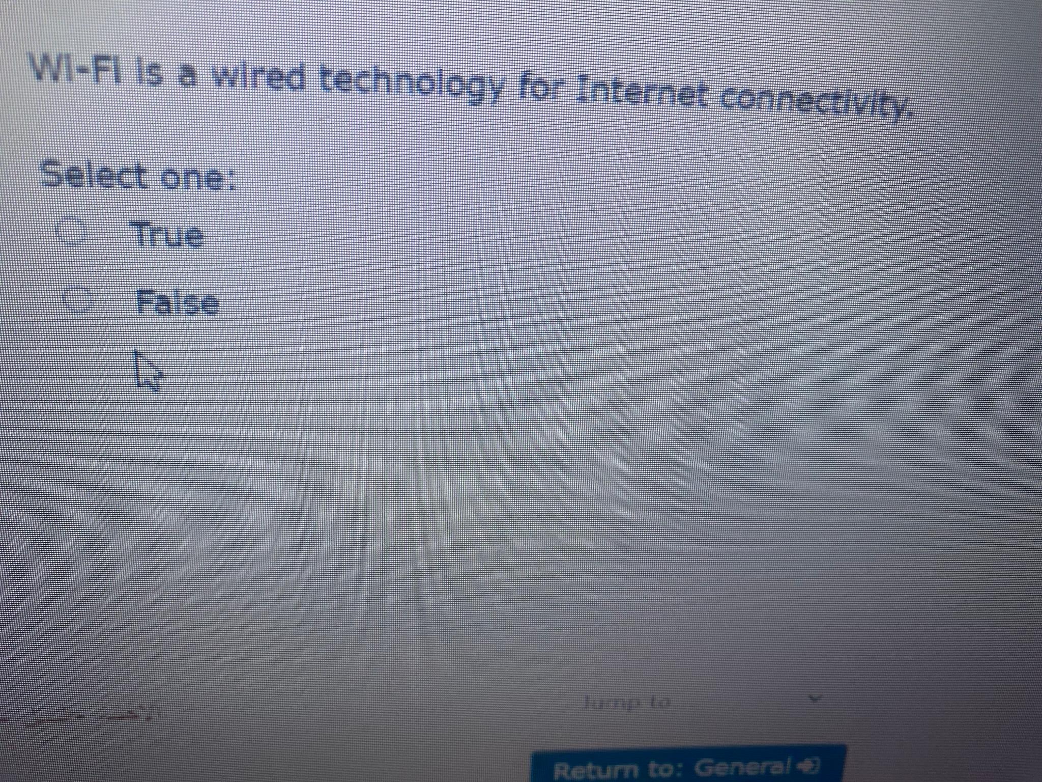 Solved WI-FI is a wired technology for Internet | Chegg.com