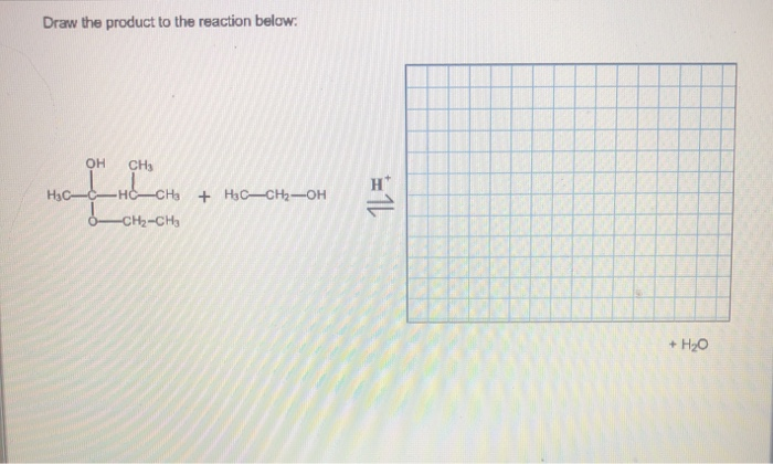 Solved Draw the product to the reaction below. OH H3C CH3 | Chegg.com