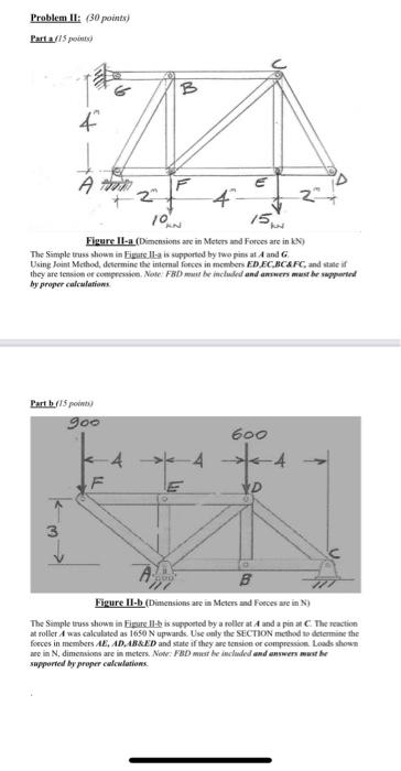 Solved Problem II: (30 points) Partais pas B 4 E 2 4 Figure | Chegg.com