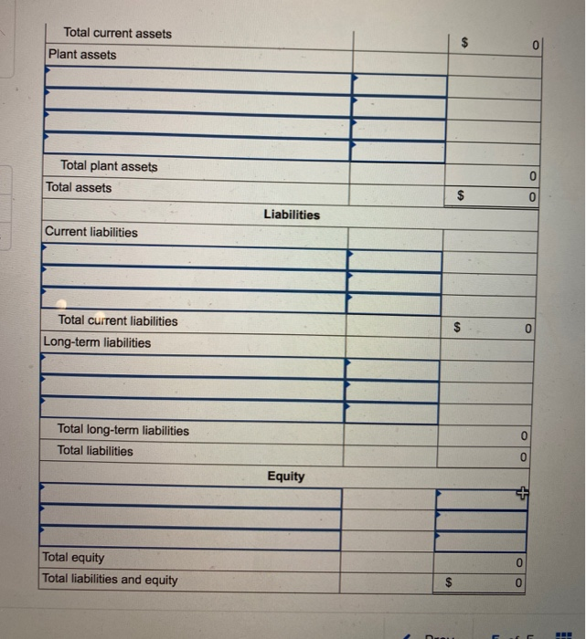 Solved Soved Adams Co Reports The Following Balance Sheet Chegg