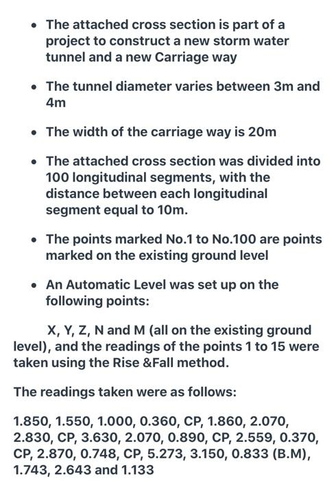 Solved Using the rise and fall method calculate the RL of | Chegg.com