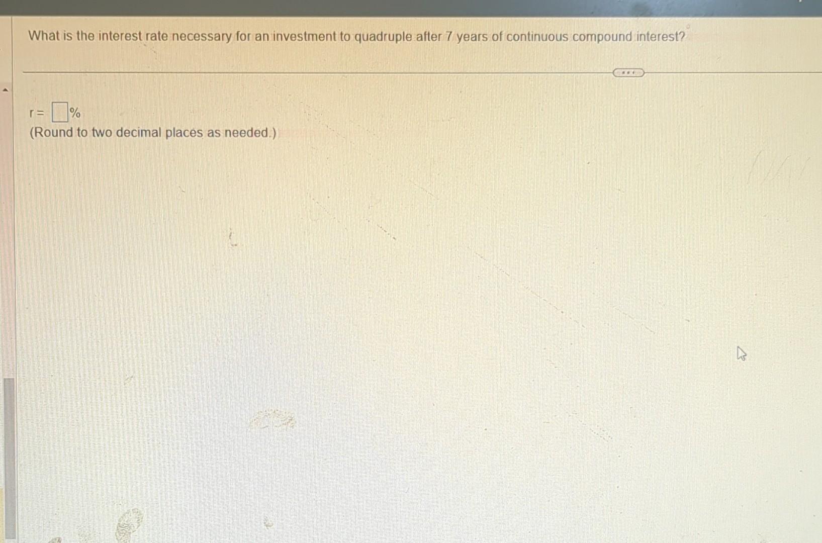 Solved What is the interest rate necessary for an investment | Chegg.com
