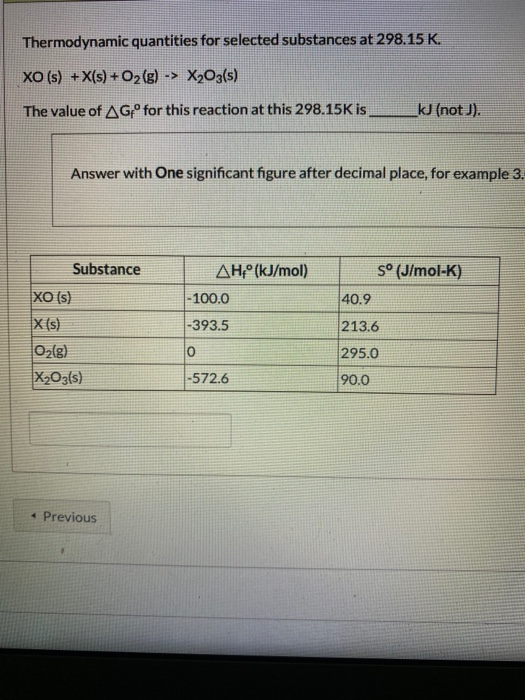 Solved Thermodynamic quantities for selected substances at | Chegg.com Solved Thermodynamic quantities for selected substances at | Chegg.com