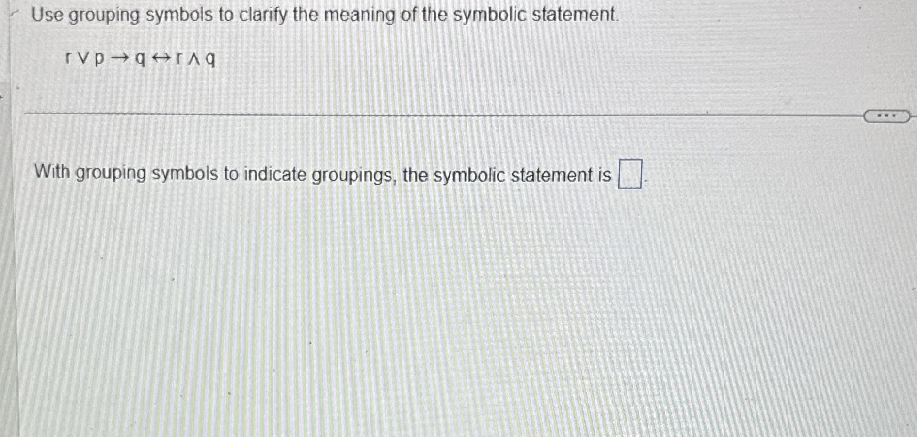 Solved Use grouping symbols to clarify the meaning of the | Chegg.com