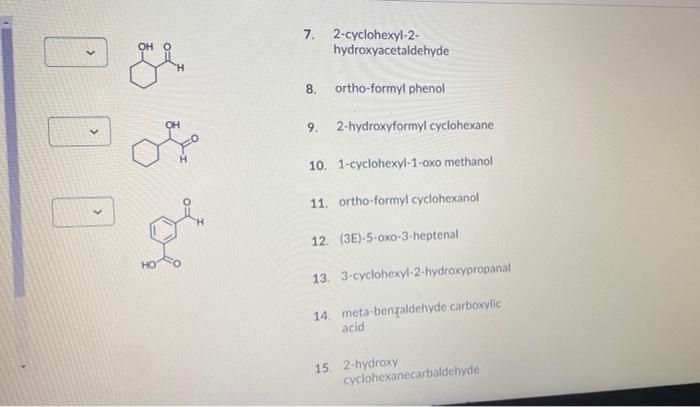 Solved Match each structure with the correct IUPAC name, | Chegg.com