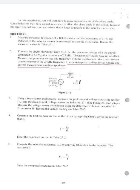 Solved 27 Series RL Circuits ORJECTIVES: Aller performing | Chegg.com