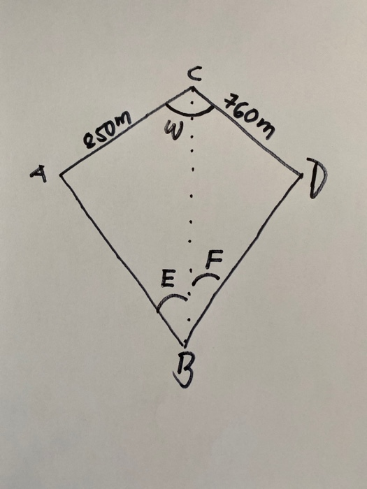 Solved Surveying A C And D Are Three Triangulation Shore
