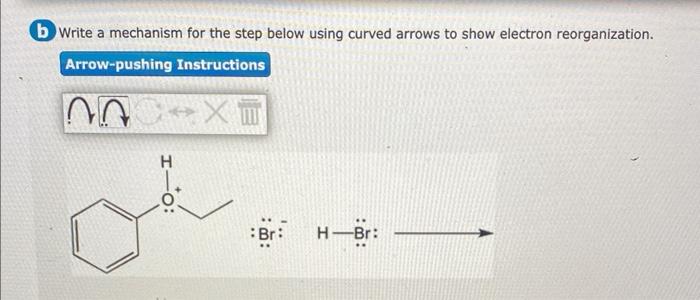 Solved Write a mechanism for the step below using curved | Chegg.com