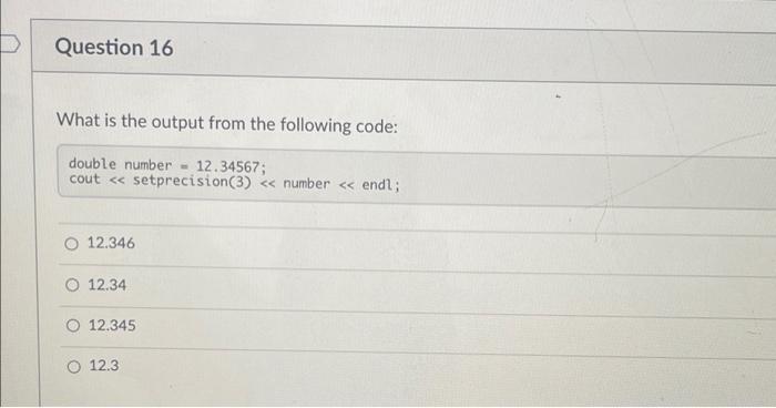 Solved Question 13 What is displayed to the console from the | Chegg.com