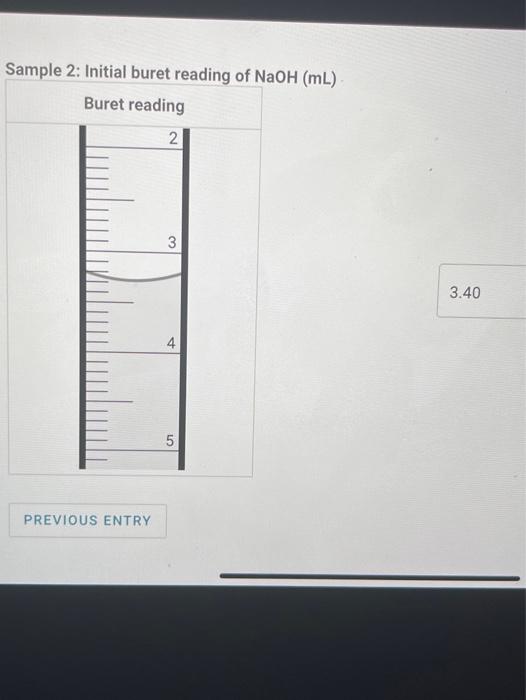 Solved Trial 3: Initial buret reading of NaOH (mL) Buret | Chegg.com