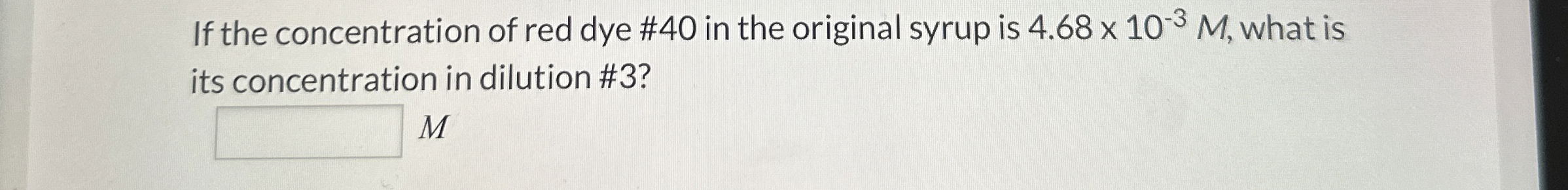 Solved A cough syrup, which comes in a concentrated syrup, | Chegg.com