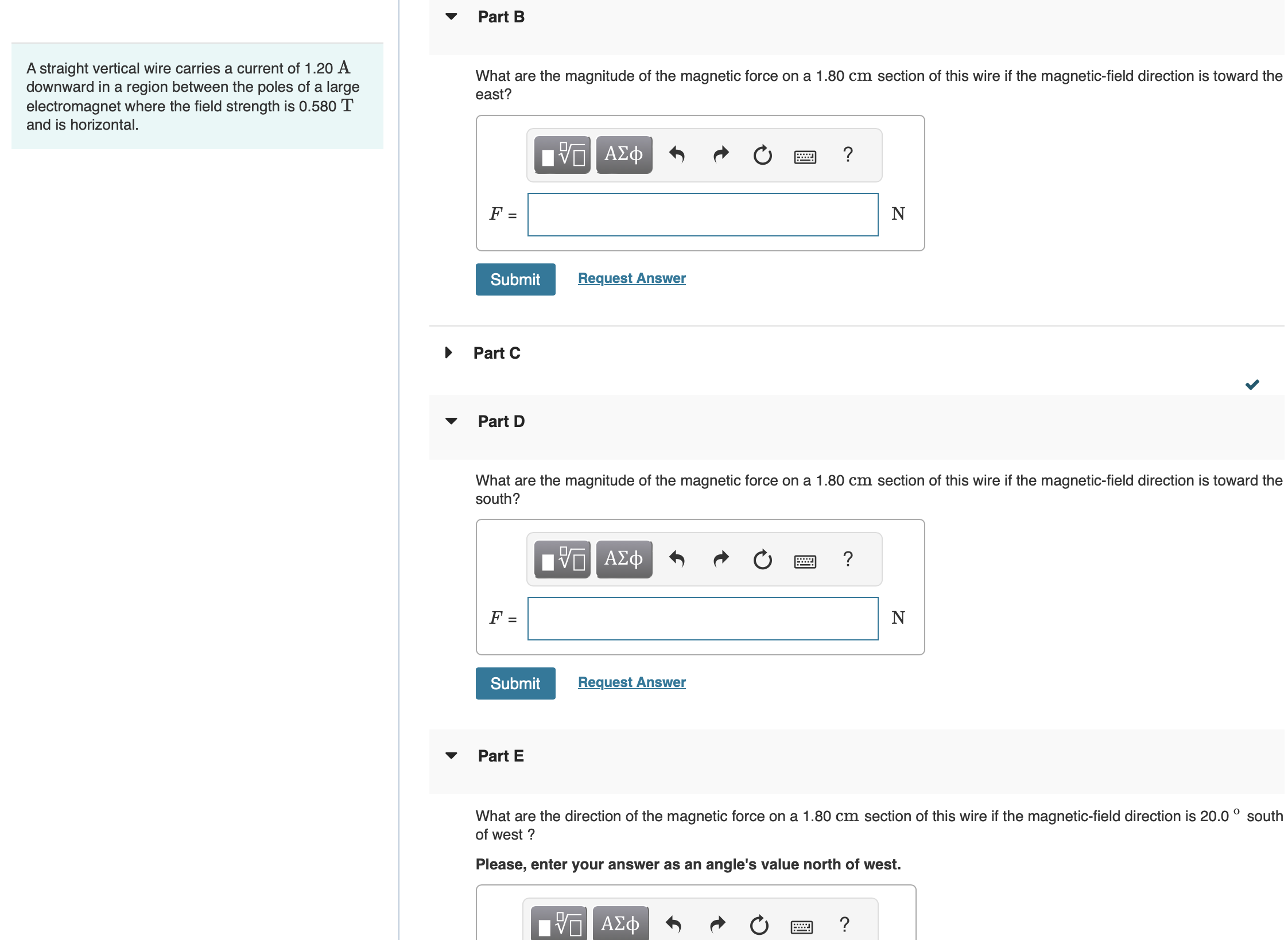 Solved Part F is listed below. I need it solved too but it | Chegg.com