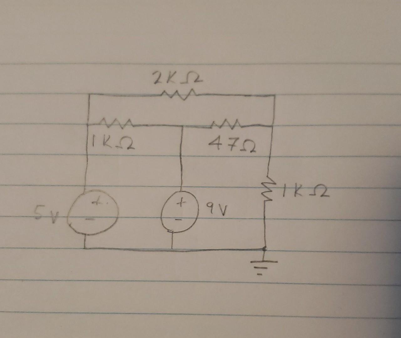 Solved Solve for the current and voltage across each | Chegg.com