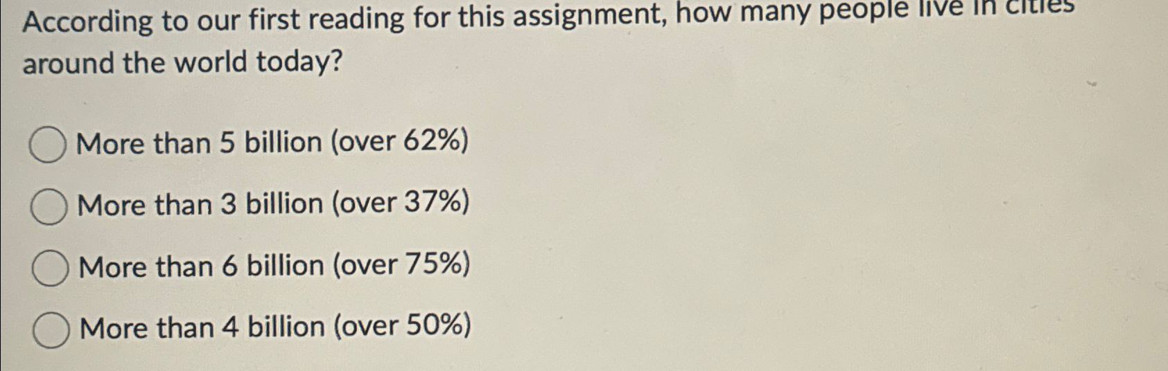 Solved According to our first reading for this assignment, | Chegg.com