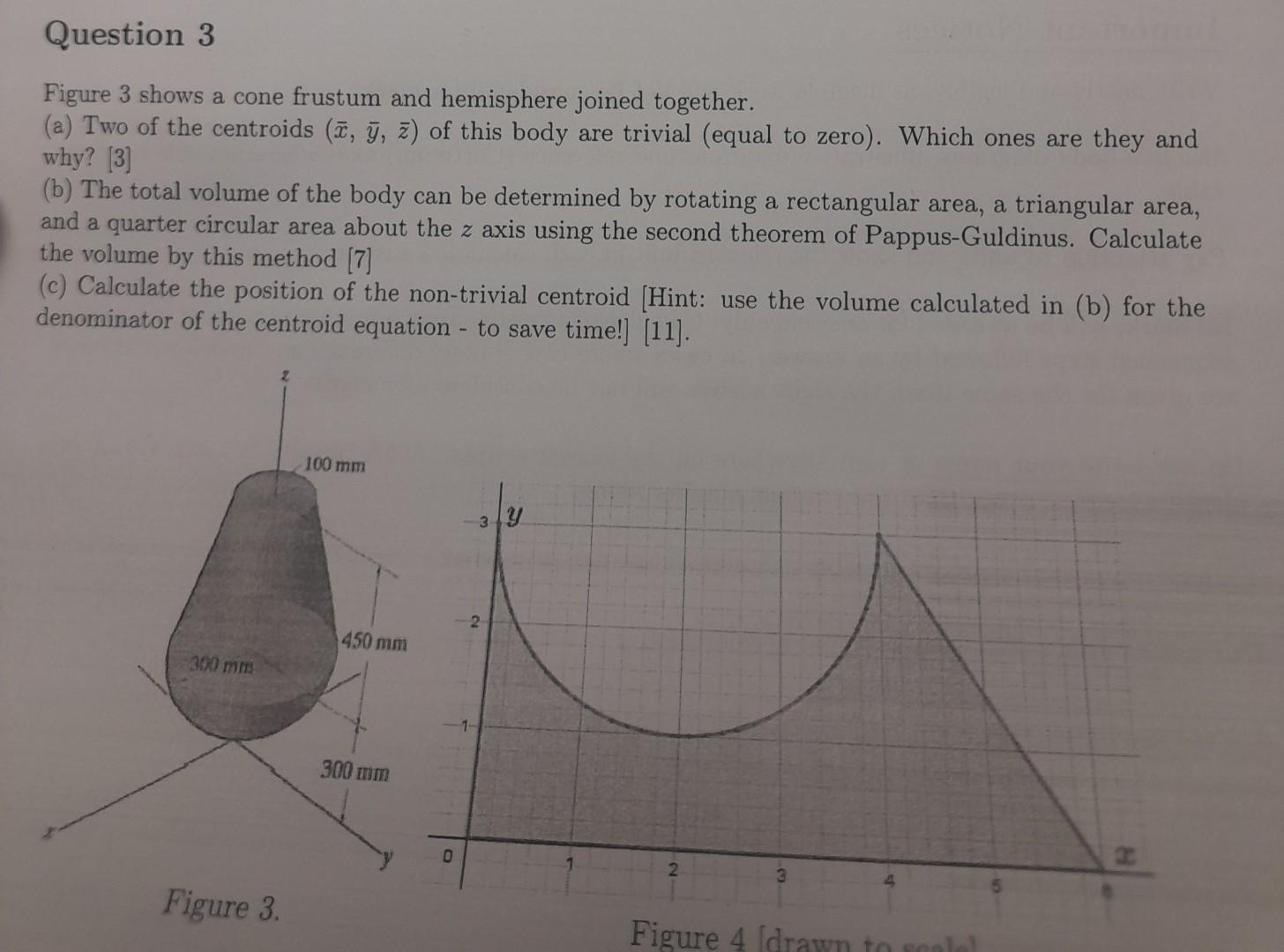 Solved Question 4 (a) By the method of composite bodies, | Chegg.com