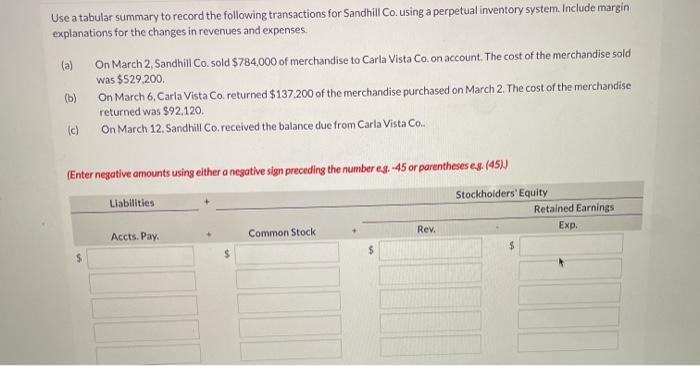 Solved Use a tabular summary to record the following | Chegg.com