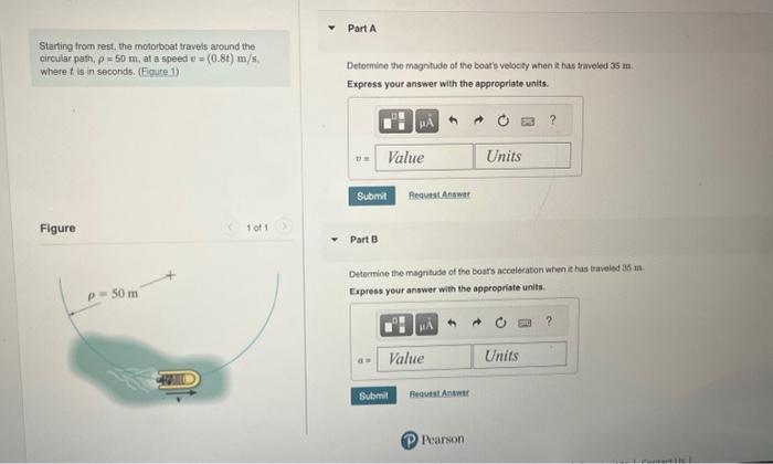 Determine The Magnitude Of The Boats Velocity When