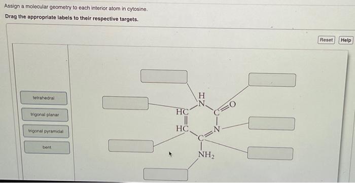 Solved Assign a molecular geometry to each interior atom in | Chegg.com Solved Assign a molecular geometry to each interior atom in | Chegg.com