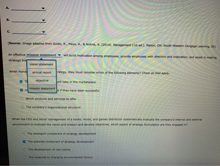 Solved 2. Creating a strategic framework (Connect, Perform) | Chegg.com