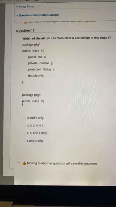 Solved Show Timer Question Completion Status: WY Question 15 | Chegg.com