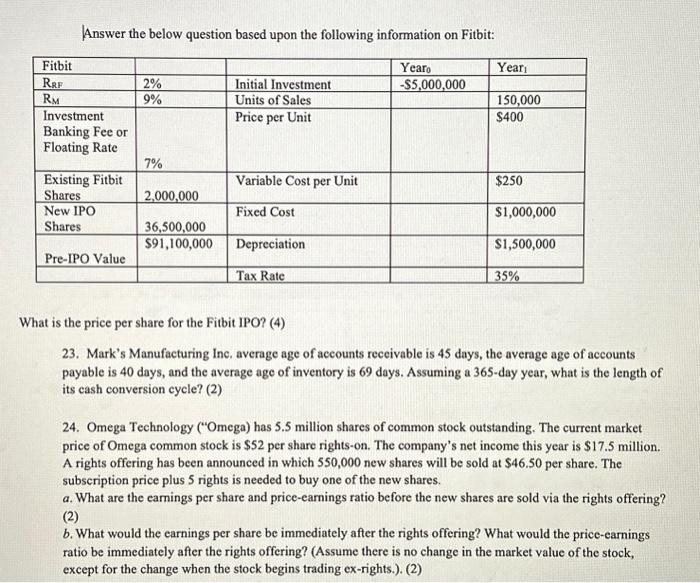 Solved Answer the below question based upon the following | Chegg.com