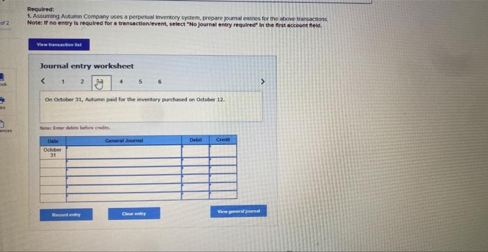 Solved Journal entry worksheet Record any necessary | Chegg.com