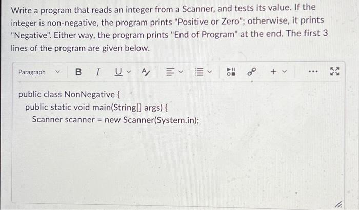 Solved Write A Program That Reads An Integer From A Scanner