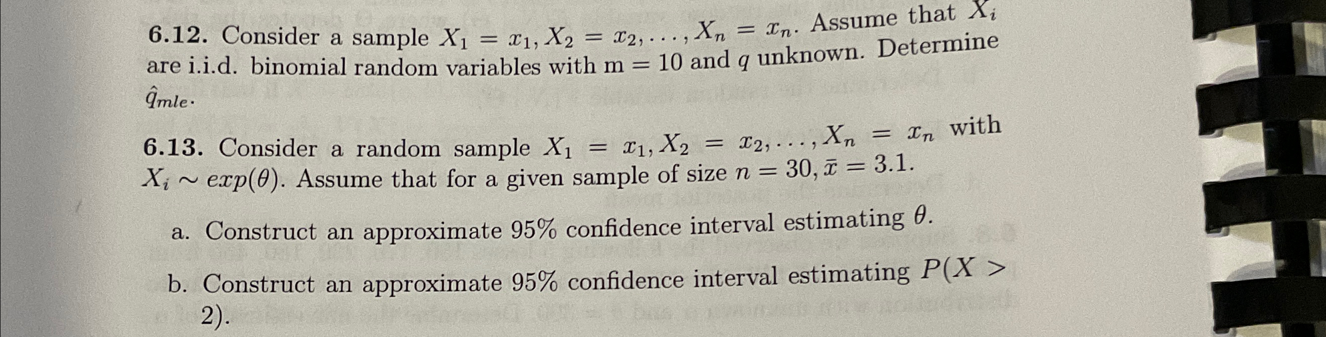 Solved 6.12. ﻿Consider a sample x1=x1,x2=x2,dots,xn=xn. | Chegg.com