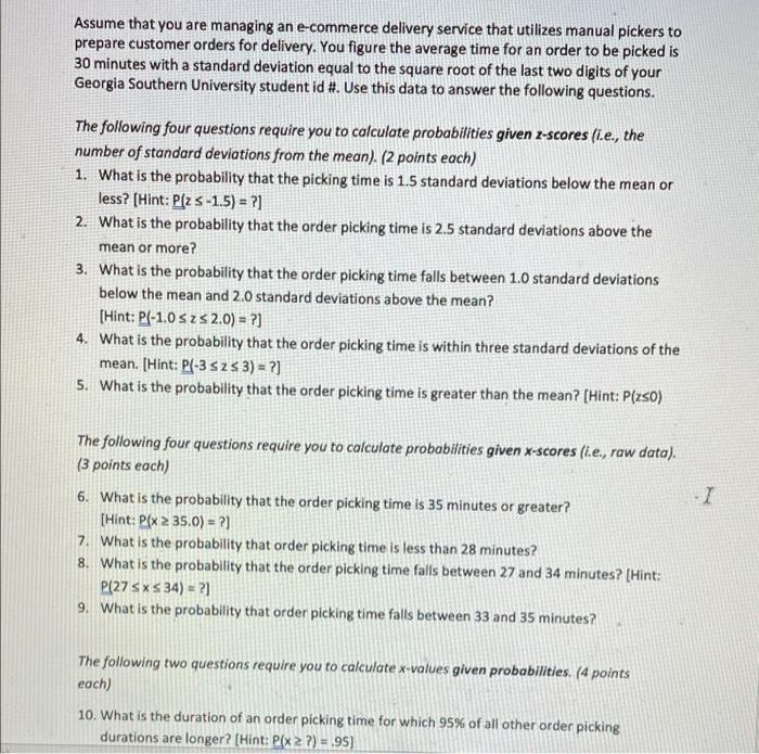 Solved NORMAL DISTRIBUTION HOMEWORK ASSIGNMENT Resources A Chegg