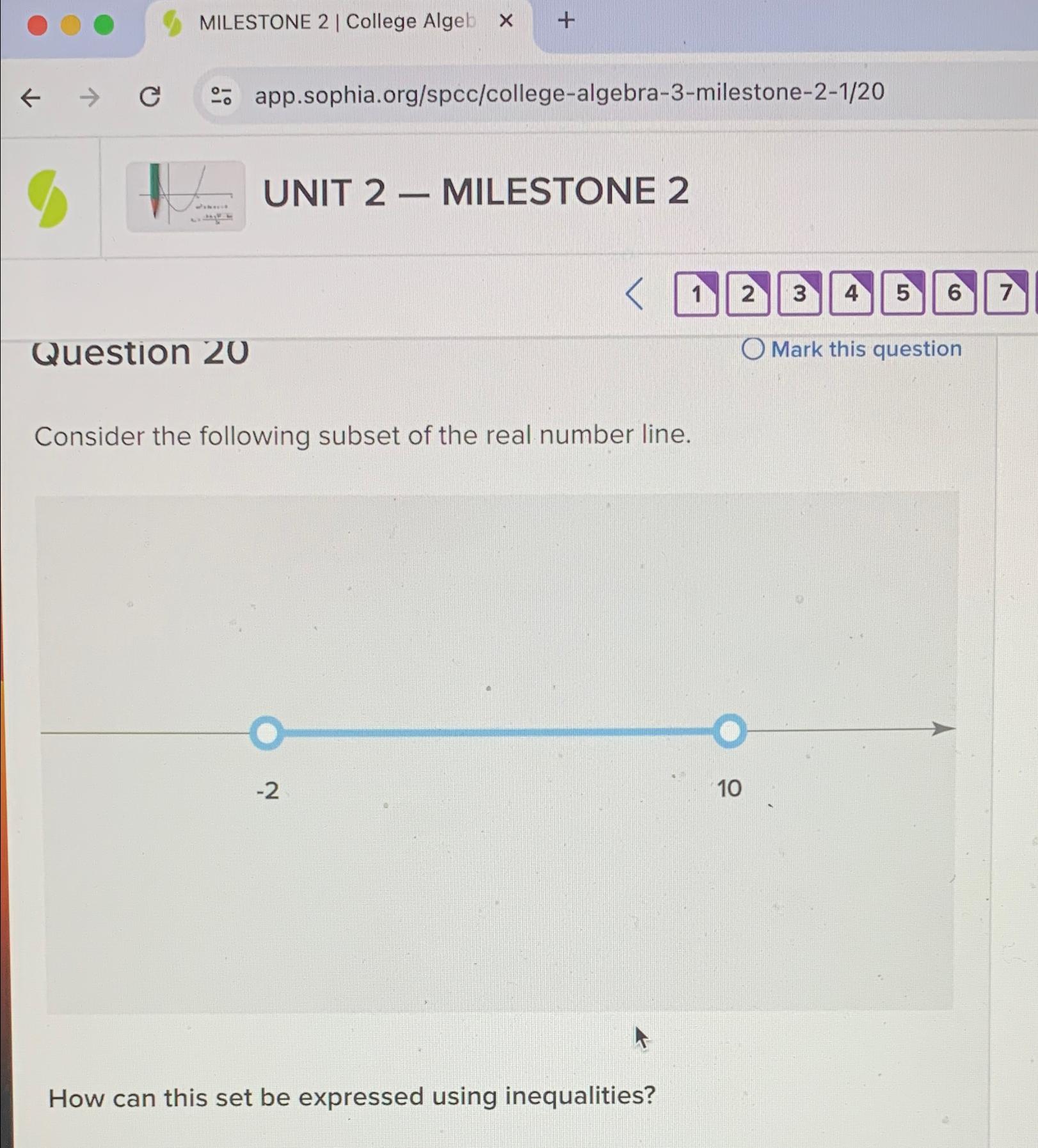 Solved MILESTONE 2 | ﻿College Algeb - | Chegg.com