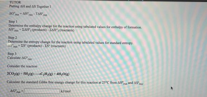 Solved Terences TUTOR Calculate Entropy Change for a Phase | Chegg.com