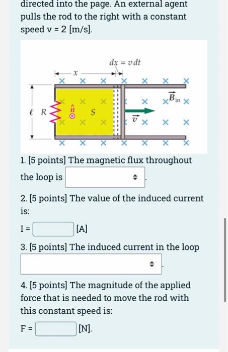 Solved [20 points] A conducting rod of length ℓ=9 [cm] is | Chegg.com