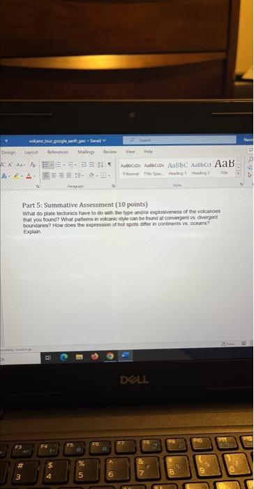 Solved Part 5: Summative Assessment (10 points) What do | Chegg.com