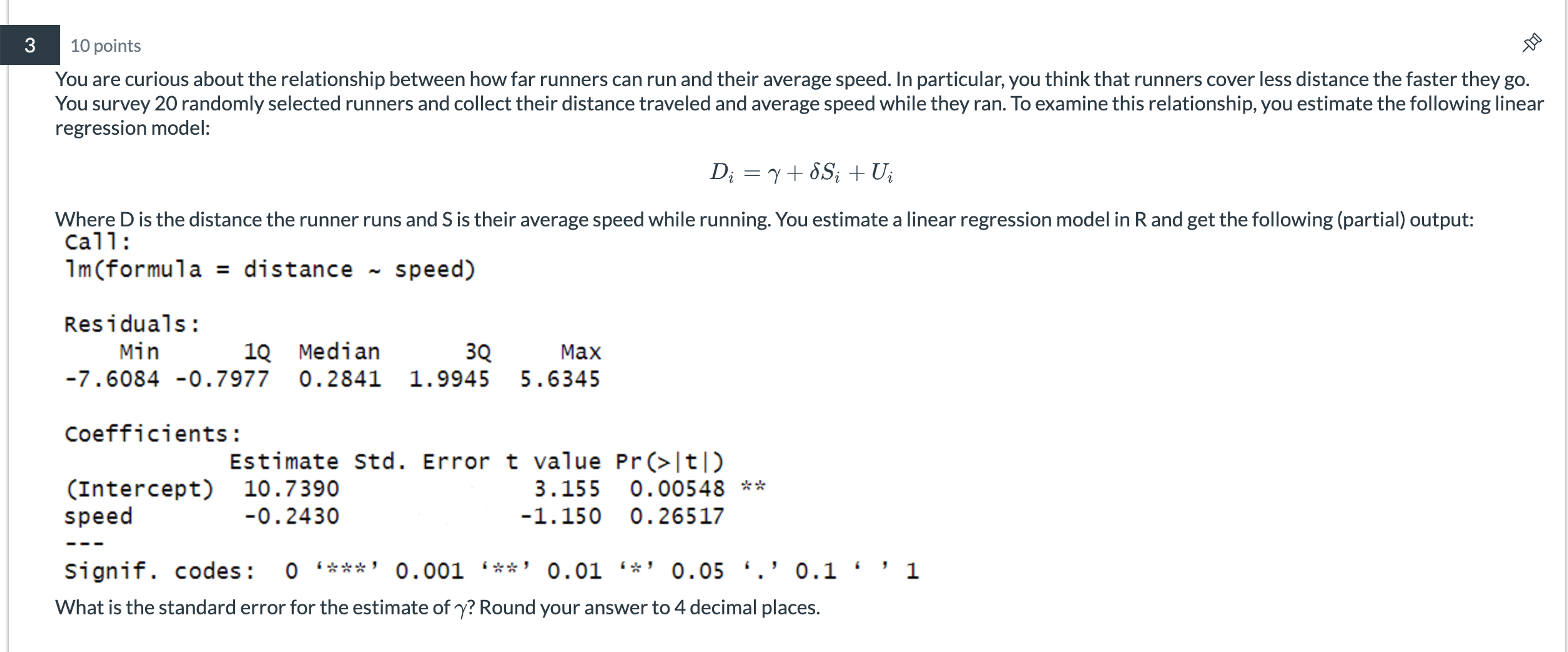 Solved 0.124You are curious about the relationship between | Chegg.com