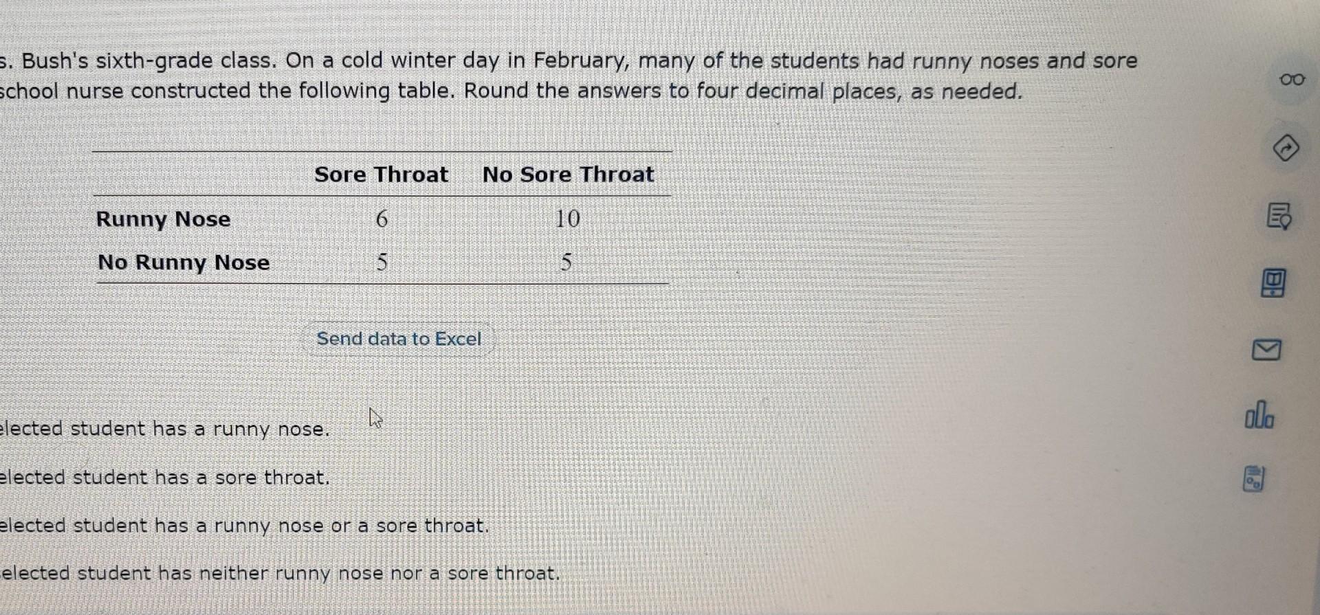 Solved 5. Bush's sixth-grade class. On a cold winter day in | Chegg.com