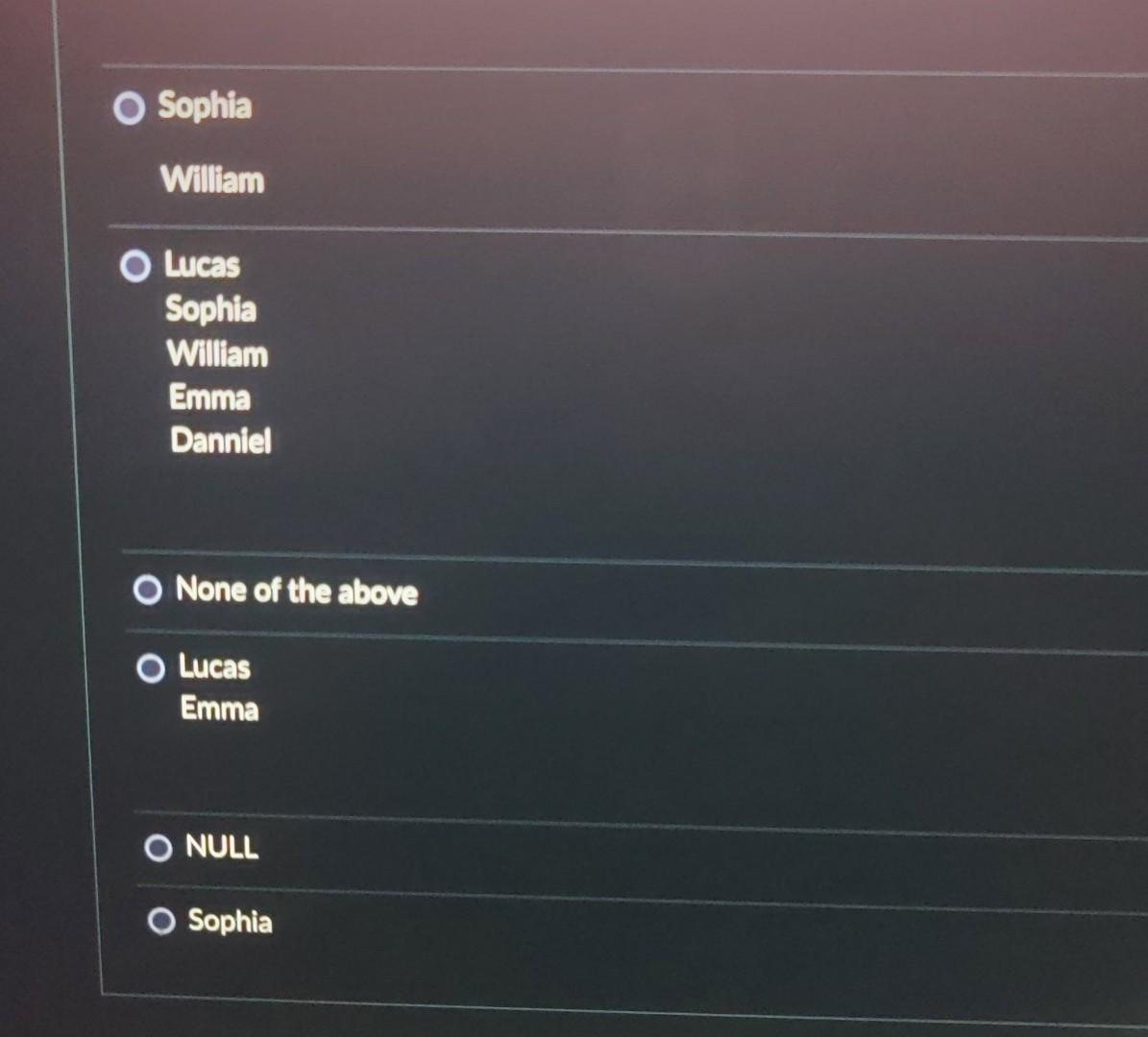 Solved Consider the following three tables. | Chegg.com