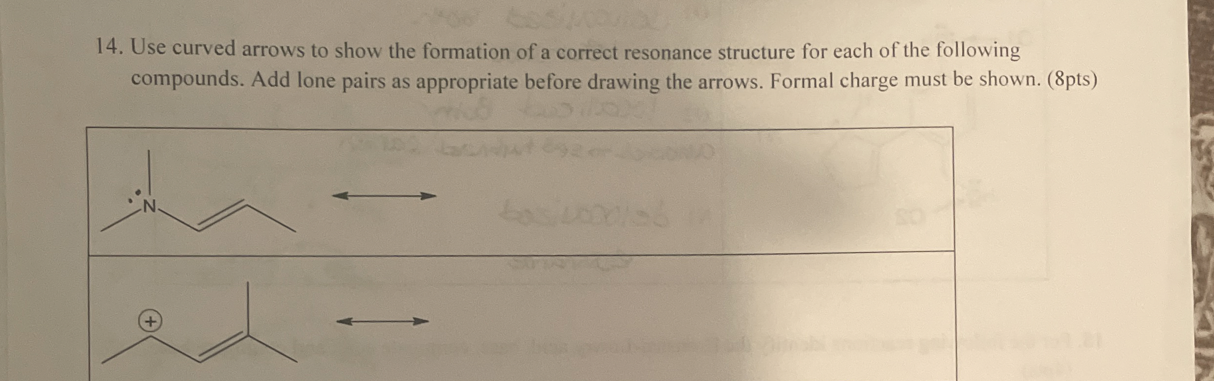 Solved Use curved arrows to show the formation of a correct | Chegg.com