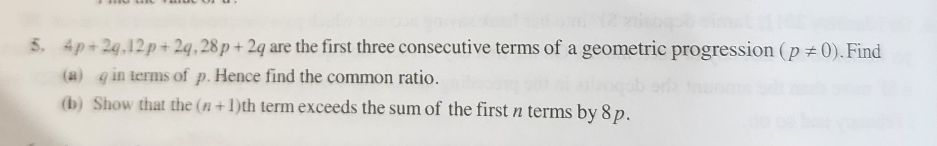 Solved 4p+2q,12p+2q,28p+2q ﻿are the first three consecutive | Chegg.com