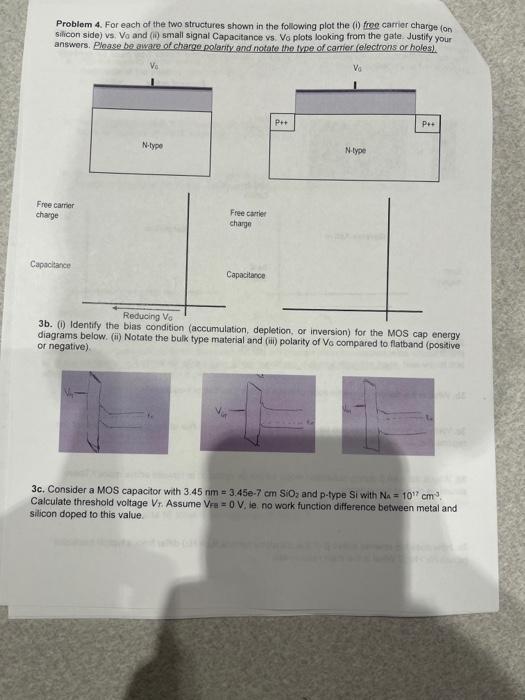 Solved Problem 4. For each of the two structures shown in | Chegg.com