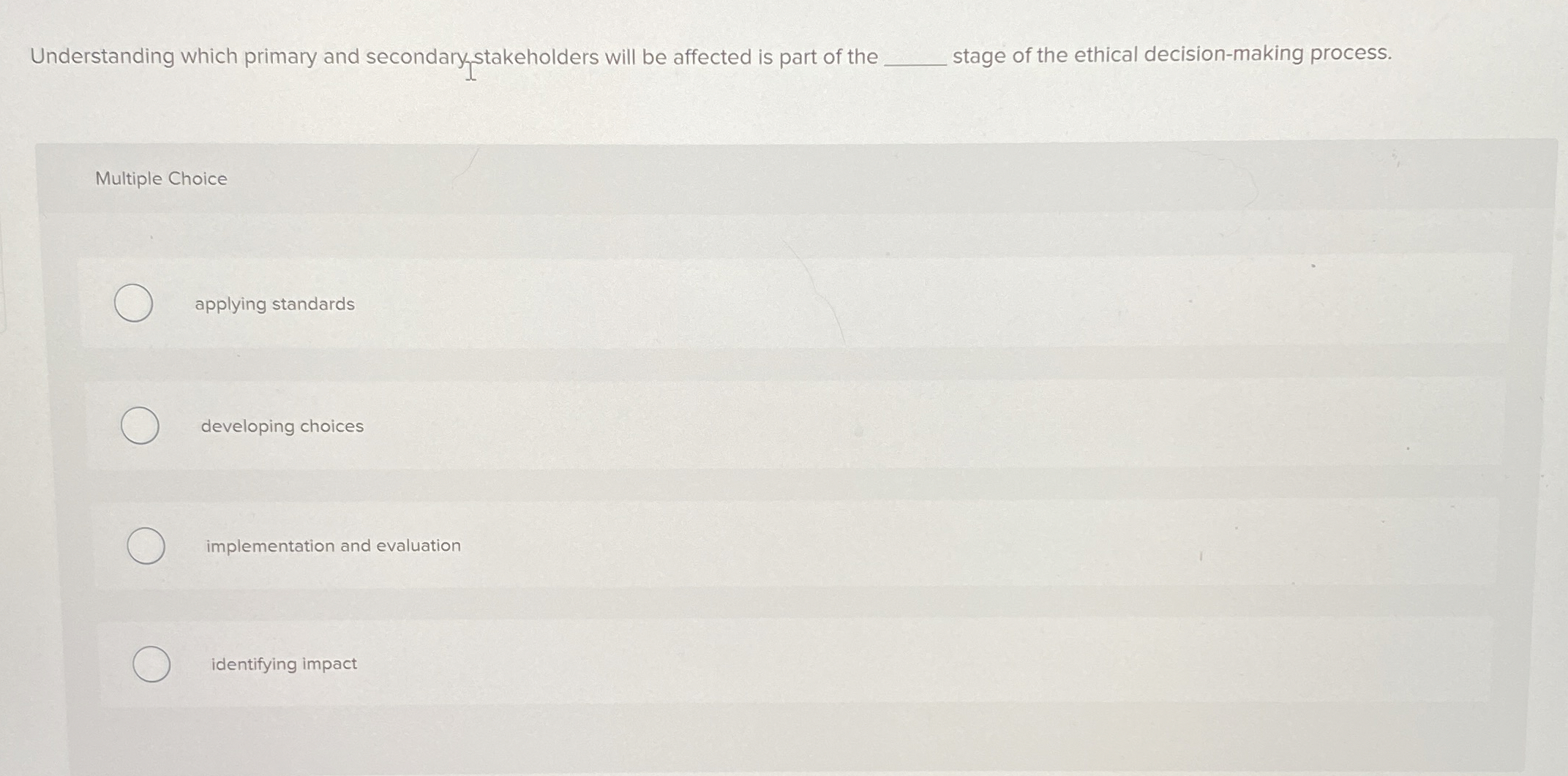Solved Understanding which primary and secondarystakeholders | Chegg.com