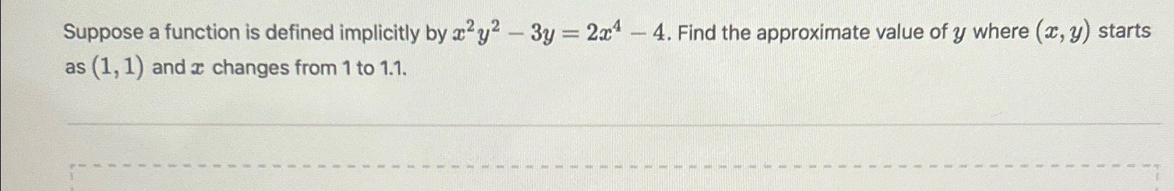 Solved Suppose a function is defined implicitly by | Chegg.com