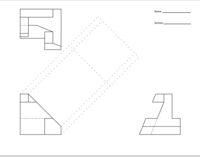 Solved create the auxiliary view | Chegg.com