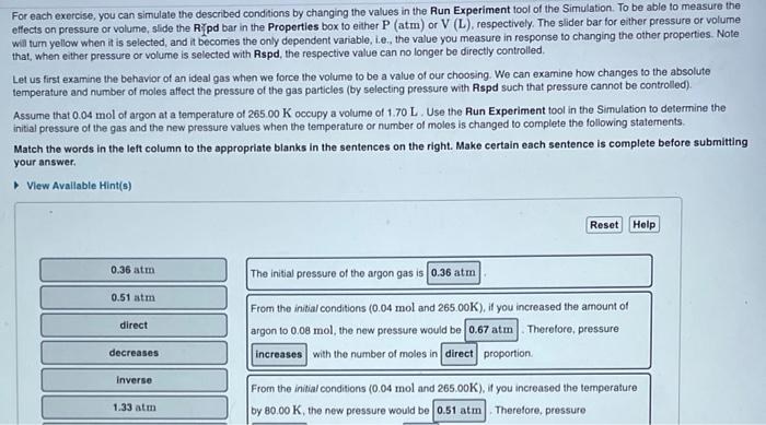 Solved For each exercise, you can simulate the described | Chegg.com