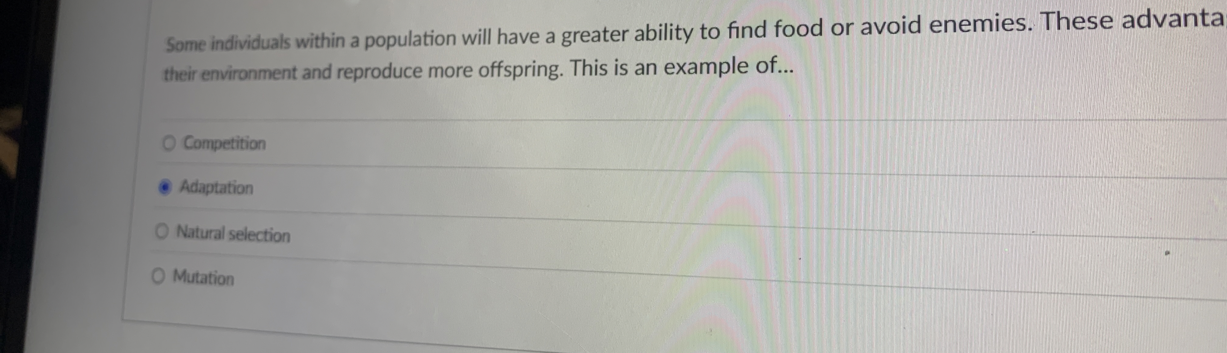 Solved Some individuals within a population will have a | Chegg.com