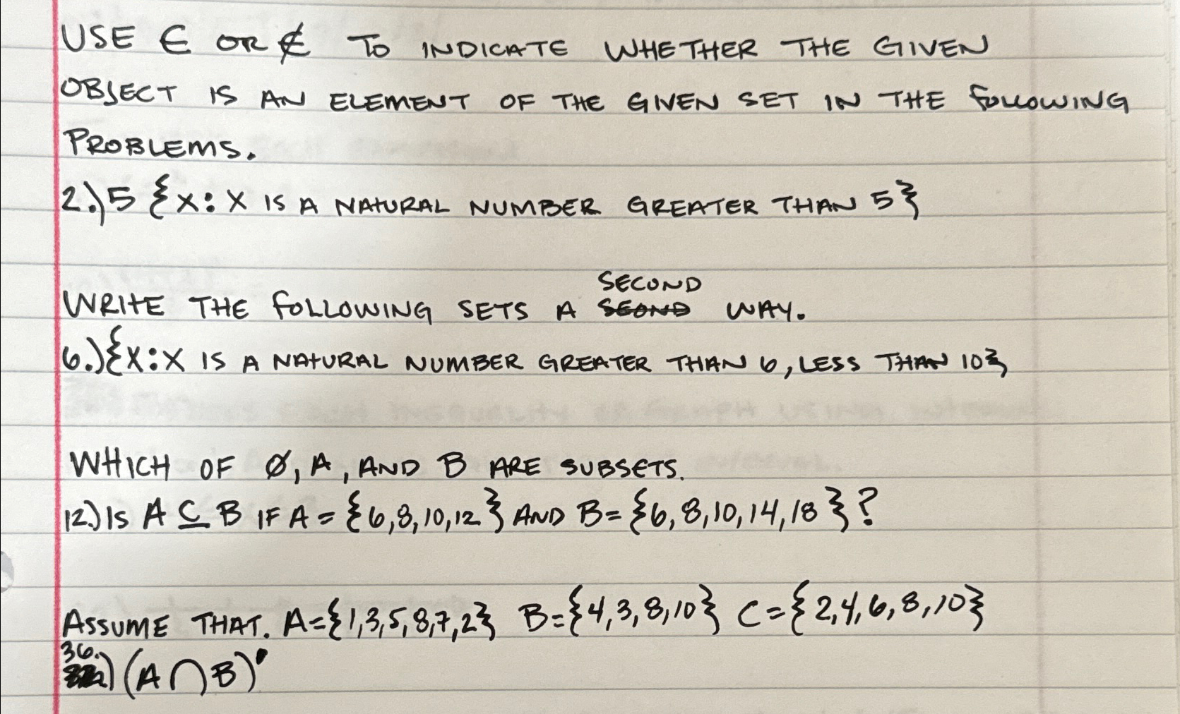 USE in ﻿or !in ﻿To Indicate Whether the GIVEN OBJECT | Chegg.com