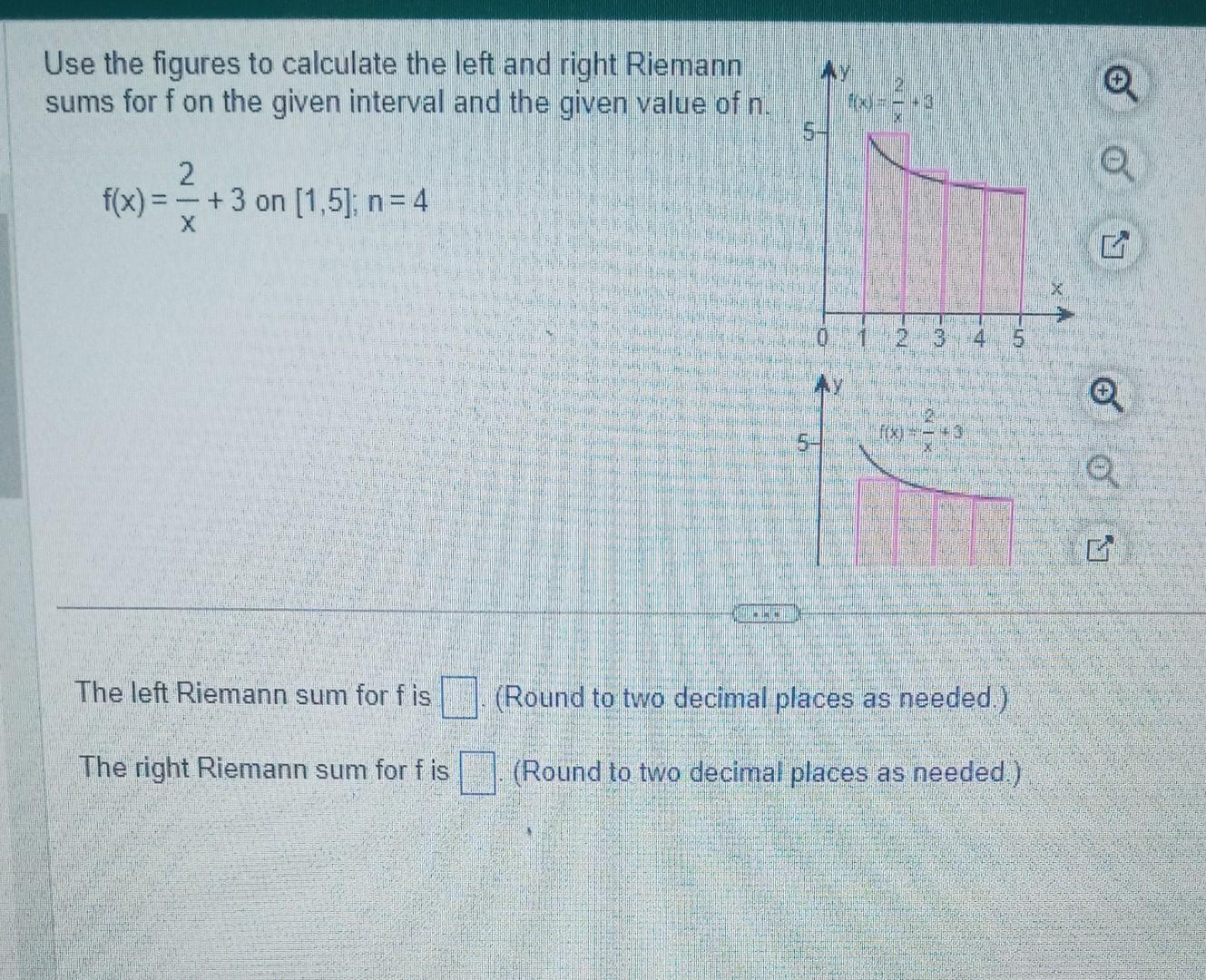 Solved Use the figures to calculate the left and right | Chegg.com